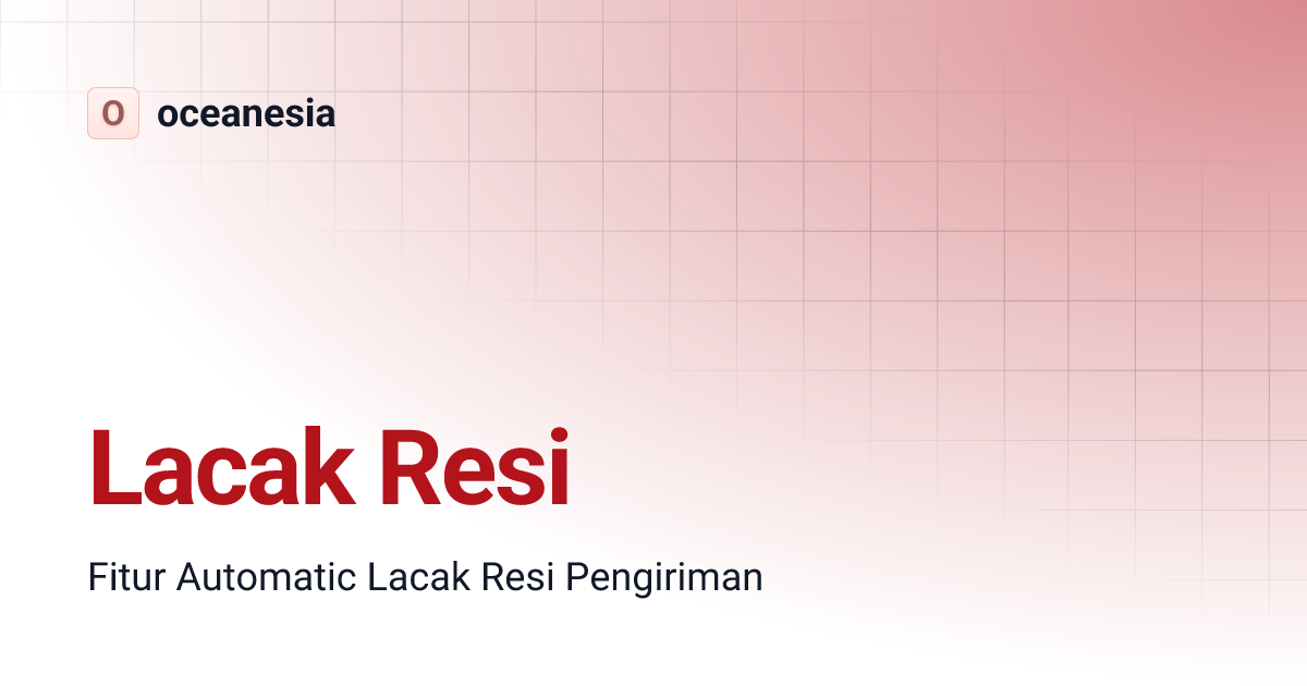 Lacak Resi | oceanesia